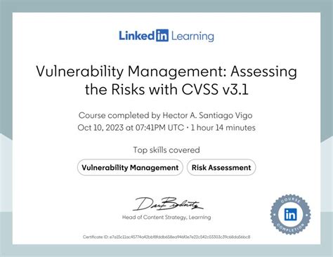 hector a santiago vigo on linkedin certificate of completion