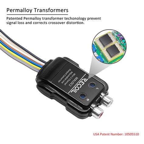MALOC2 2 Channel Adjustable Micro Line Output Converter With 10V Output And Remote Turn On