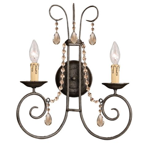Soho 2 Light Dark Rust Wall Sconce Overstock