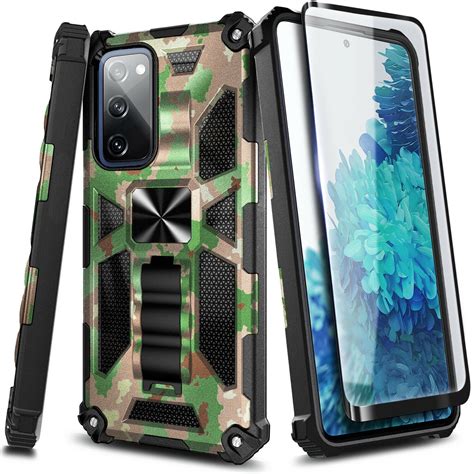 Samsung Galaxy S20 Fe 5g Case With Tempered Glass Screen Protector