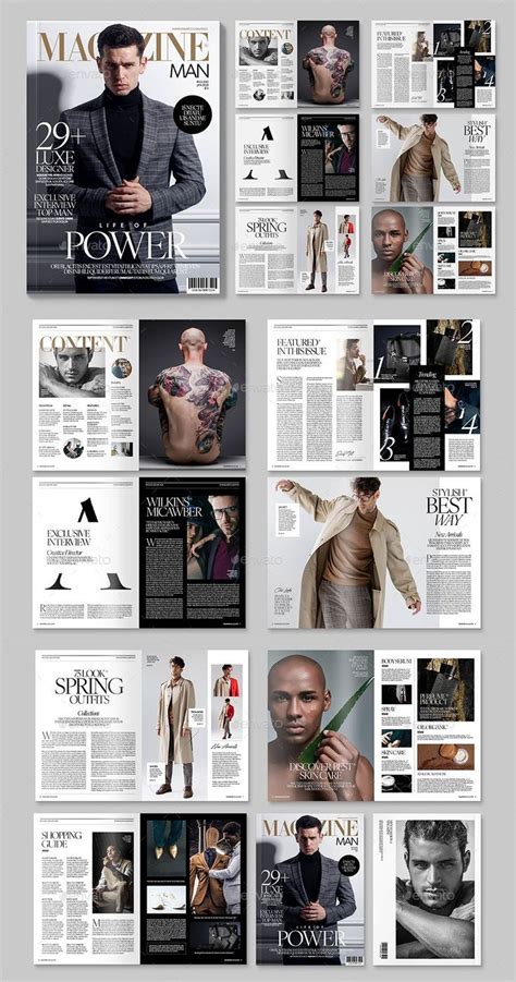 Fashion Magazine Layout Indesign