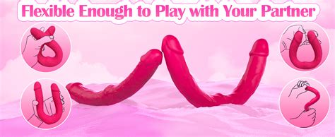 Double Dildo Vibrator Sex Toys Double Sided Long Dildo
