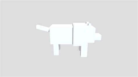 3d Sketchbook 7 Minecraft Wolf Download Free 3d Model By Tritaratops