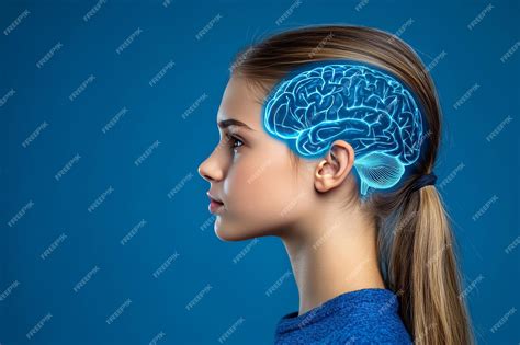 Neurocircuitry Synapse Mental Energy Neuron Glow And Neural Circuits Side Profile Of A Woman