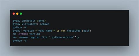 5 Ways Of Deleting Python Venv Python Clear