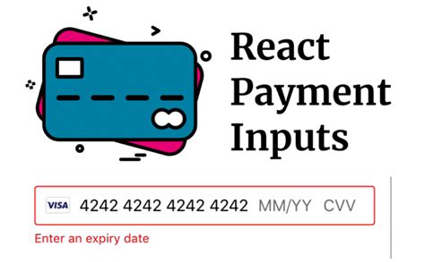 Payment Credit Card Input For React Reactscript