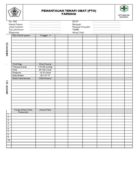 Form Pto Obat 2019 Pdf