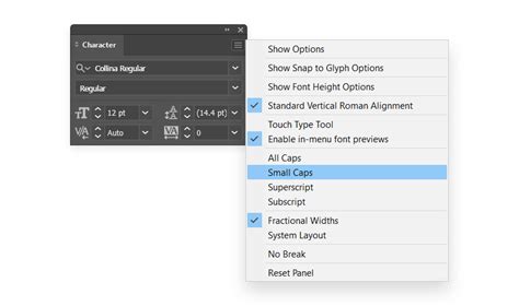 How To Do Small Caps In Illustrator Envato Tuts