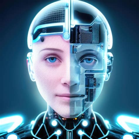 Premium Photo Robotic Head 2