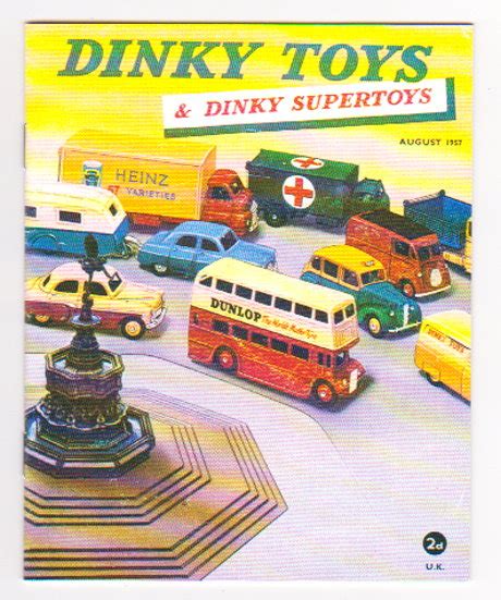 Dinky Toy Catalog August 1957 Dinky Supertoys Uk Reproduction By