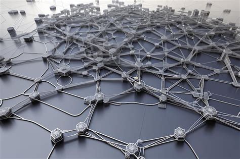 Premium Ai Image A Complex Network Of Interlocking Lines And Grids Suggesting A Technological
