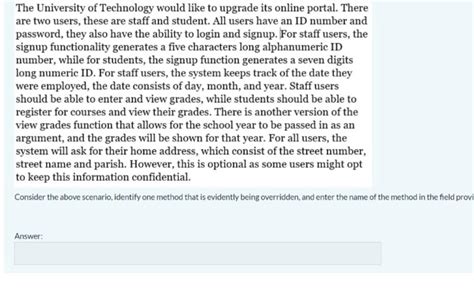 Solved Complete The Following Statement About Polymorphism