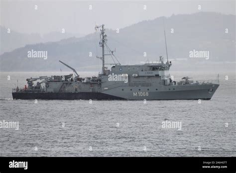 Fgs Datteln M1068 A Frankenthal Class Type 332 Minehunter Operated