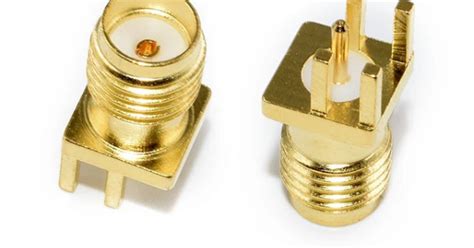 Sma Female Connector For Pcb Straight