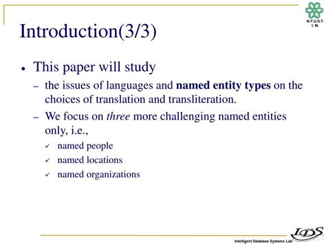 Ppt Learning Formulation And Transformation Rules For Multilingual