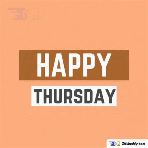 Happy Thursday Morning 