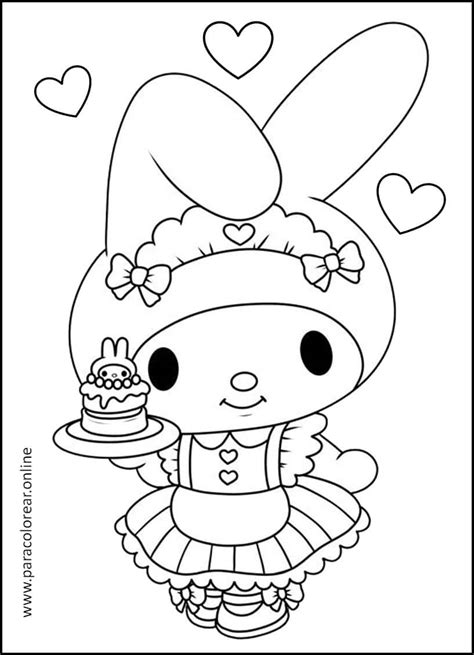 Dibujos De My Melody Para Colorear Colorear
