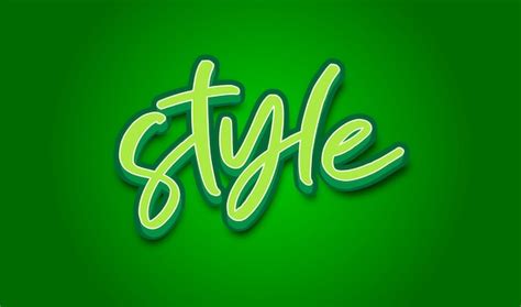 Premium Vector Style Editable Text Effect