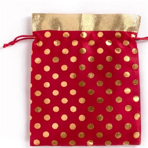 Polka Dot Small Potli Bag Pack Of 3 Annora Collection