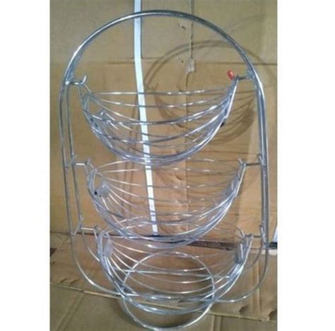 Silver Modular Kitchen Ss Vegetable Storage Stand At Best Price In