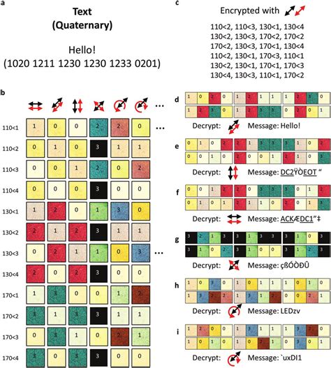 Polarization Controlled Chromo Encryption A The Secret Message Download Scientific Diagram