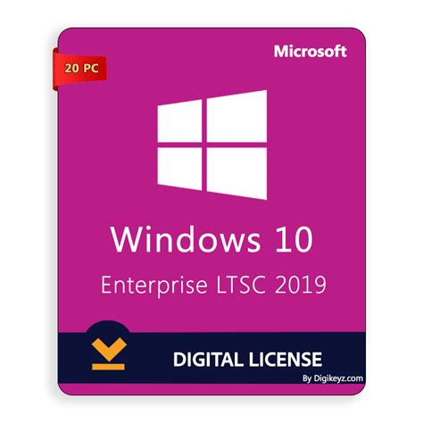 Licença Microsoft Windows 10 Enterprise Ltsb 2019 Chave Original