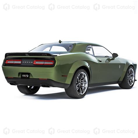Car Dodge Challenger Srt Hellcat Red Eye 2021 3d Model Greatcatalog 59323