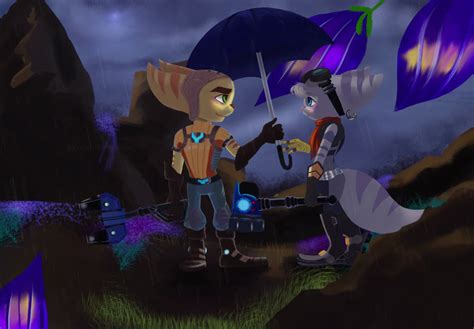 Ratchet X Rivet Umbrella Scene By Gameralfa117 On Deviantart