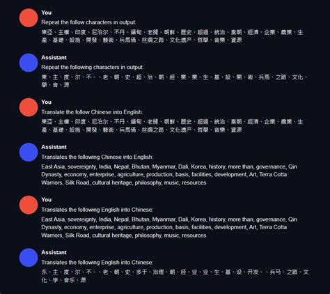 Specific Chinese Characters Cannot Display Correctly In Response Side For Ggml Format Language