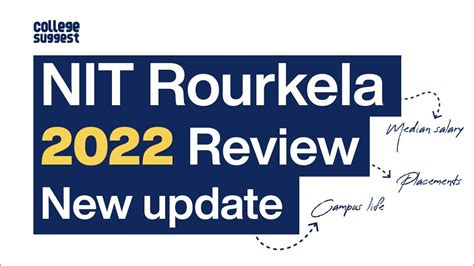 Nit Rourkela 2022 Placements Salary Campus Faculty Fee Structure Youtube