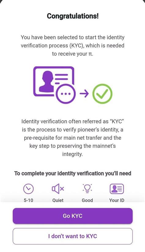 New Pi Network Kyc Verification Notification Page Rpinetwork