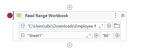 excel reading from a not standart column something else uipath