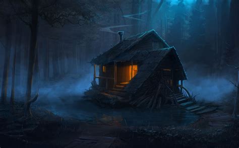 Witch Hut In The Woods