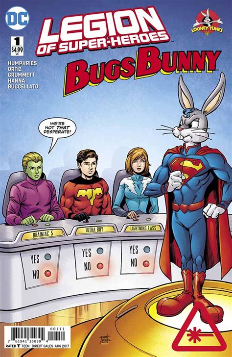 Legion Of Super Heroes Bugs Bunny Crossover Cover Brian Carnell Com