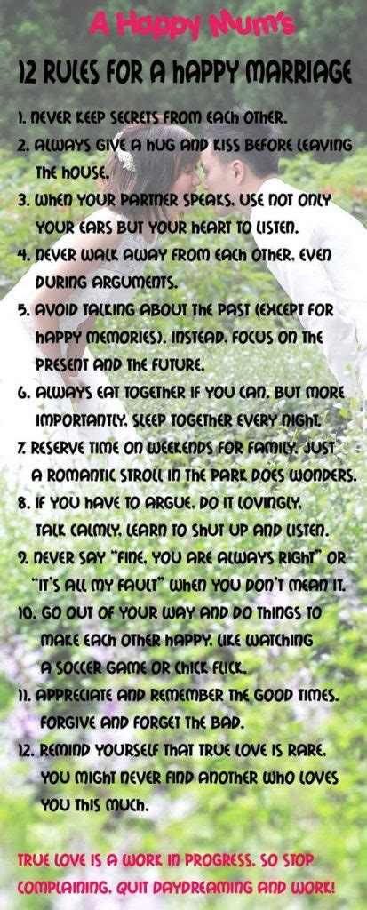 12 Rules For A Happy Marriage The Samantha Show A Cleveland Life