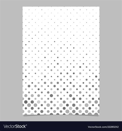 Dot Pattern Brochure Template Document Vector Image