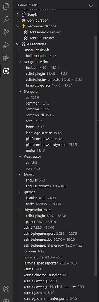 Simple Question To Package Update Ionic Framework Ionic Forum