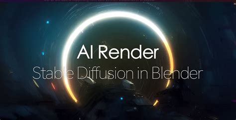 Stable Diffusion For Rendering In Blender