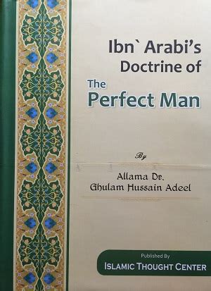 Ibn Arabis Doctrine Of The Perfect Man Almurtaza