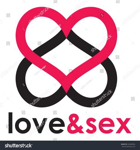 Sex Shop Logo Heart Stock Vector Royalty Free 426899896 Shutterstock