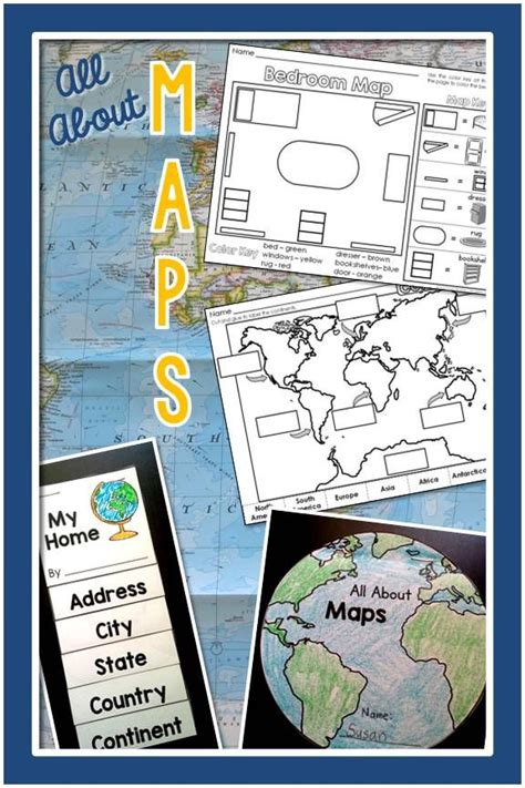 Map Skills Unit With Slideshow Me On The Map Maps And Globes With Digital 3rd Grade