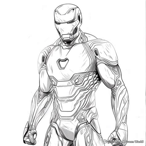 Mark 42 Coloring Pages 2025