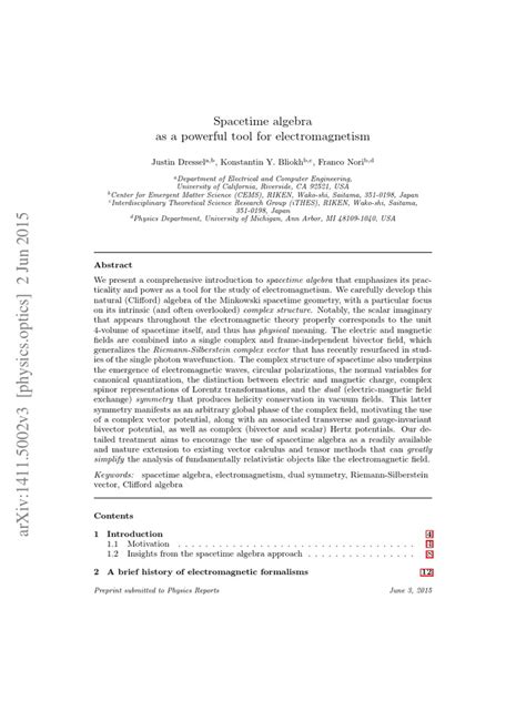 Spacetime Algebra As A Powerful Tool For Electromagnetism A B B C B