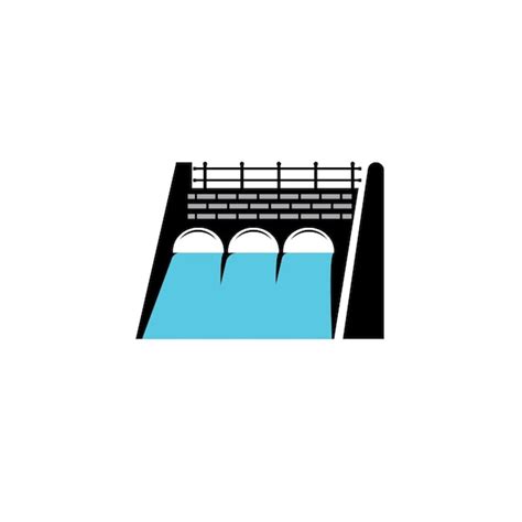 Premium Vector Water Dam Logo