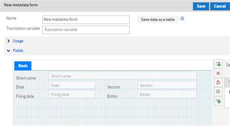 Create Metadata Form Configuration And Administration