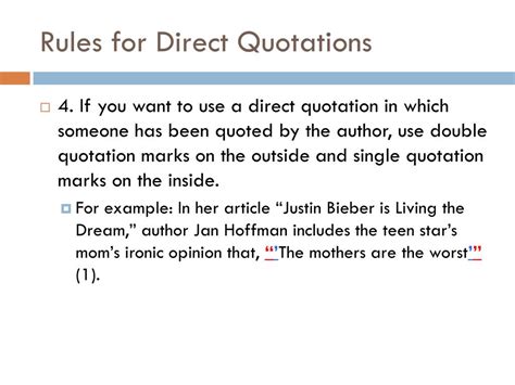 PPT Introducing Direct Quotations PowerPoint Presentation Free Download ID 1841533