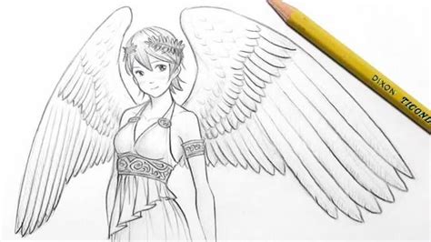 Как нарисовать крылья поэтапно