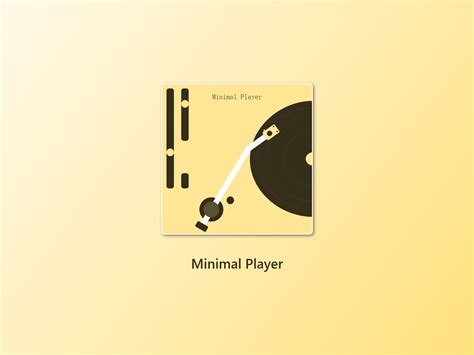 minimal player by hozefa khety on dribbble