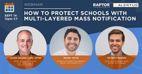 Webinar How To Protect Schools Using Multi Layered Mass Notification