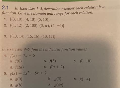 solved 2 1 in exercises 1 3 determine whether each relation